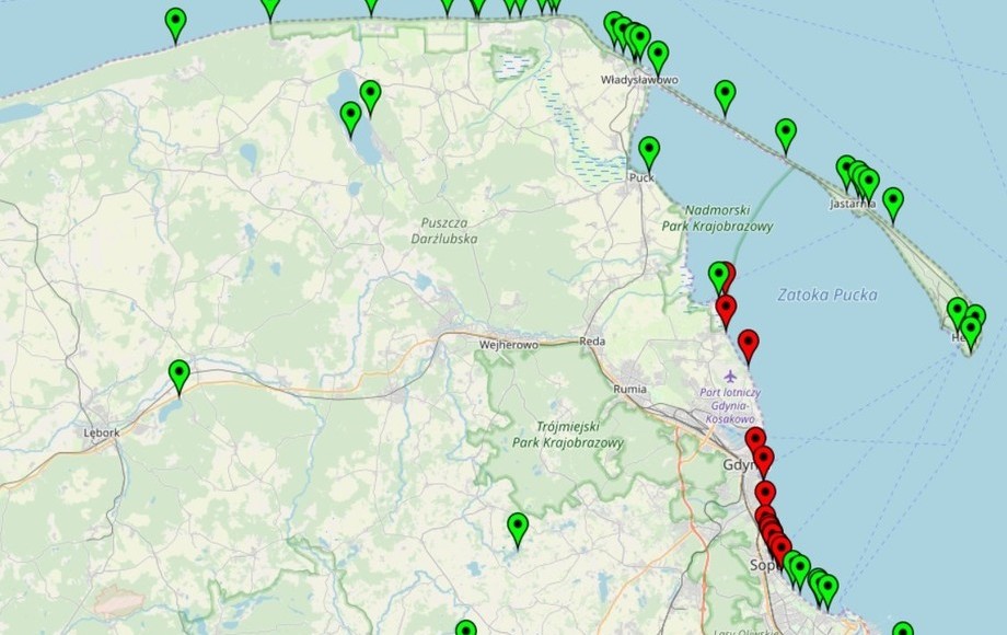 Puckie plaże bez sinic! - Urząd Miasta Puck